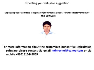 TankerCalc for Bunker Surveyors | PPSX
