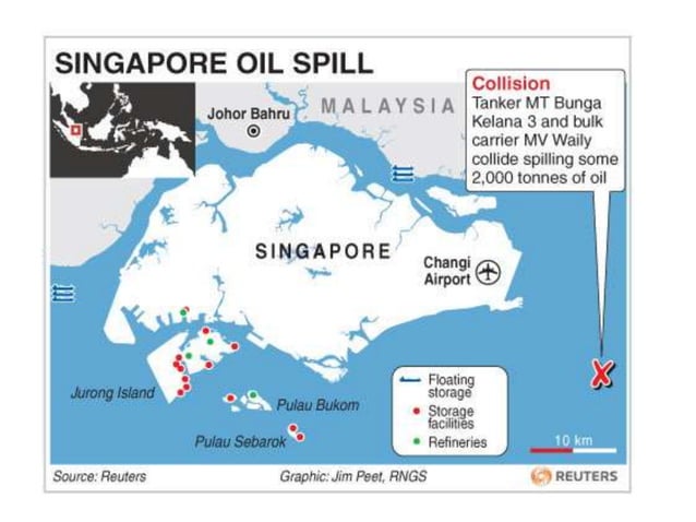 Oil Tanker Collision in Singapore | PPT