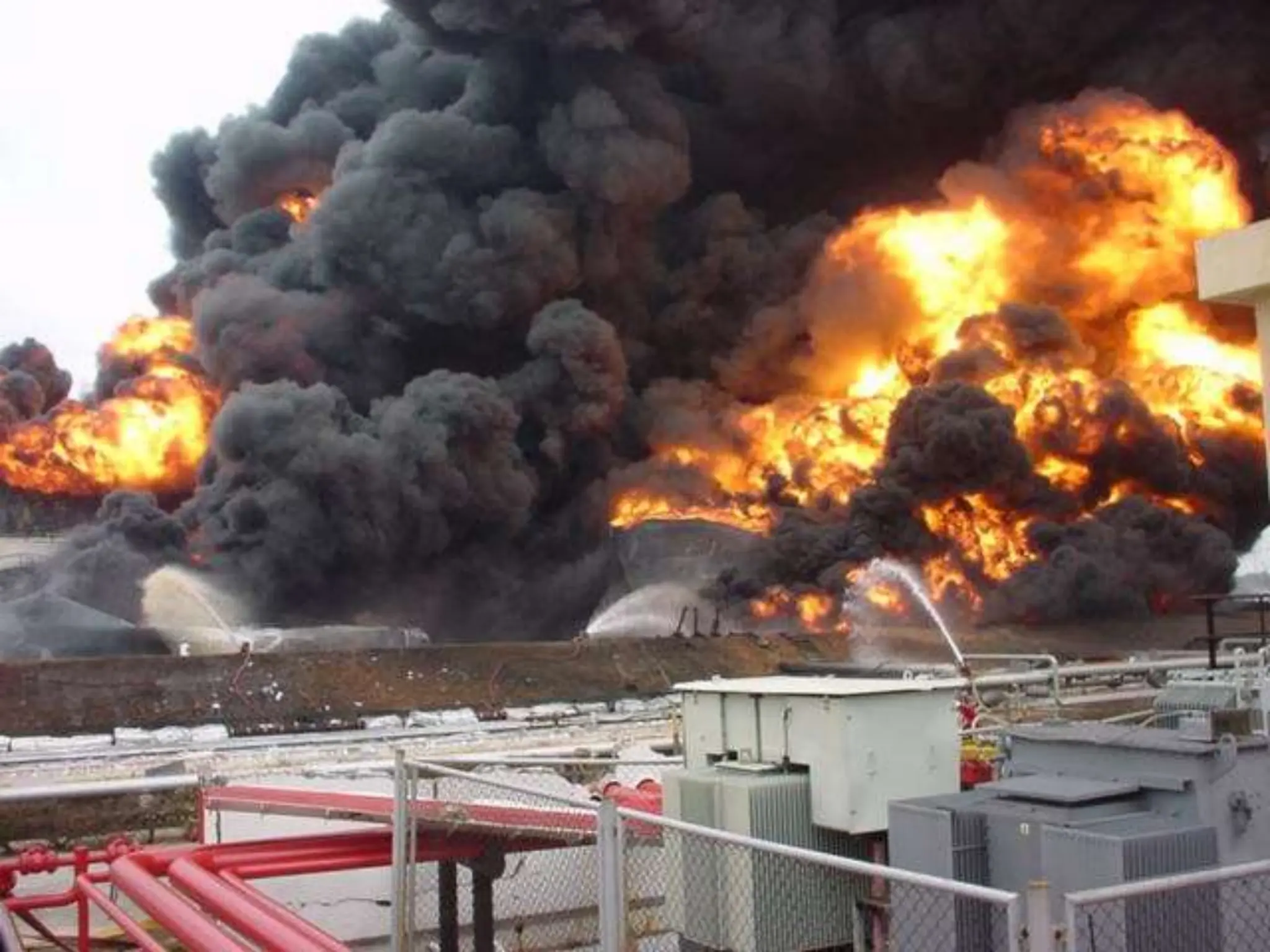 FIre in the Tank Farm due to spark from vehicle | PPT