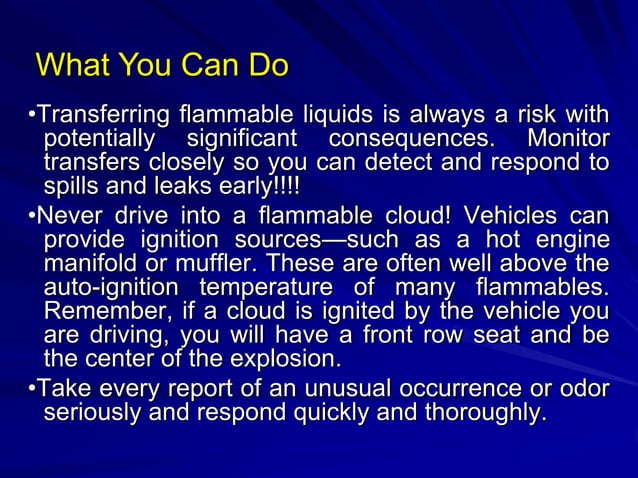 FIre in the Tank Farm due to spark from vehicle | PPT | Automotive ...