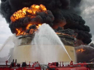 FIre in the Tank Farm due to spark from vehicle | PPT
