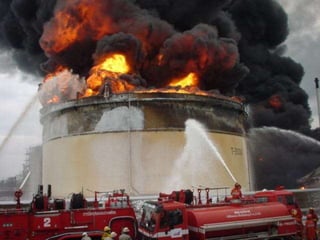 FIre in the Tank Farm due to spark from vehicle | PPT