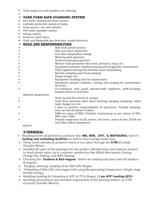 Tankfarm terminal operator | DOC