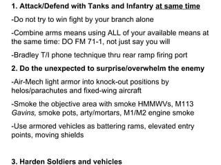 Tank-Infantry TechnoTactics v1.0 | PPT