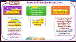 Tank Inspection as per API 653 & API 575- Dr. Samir Saad | PDF