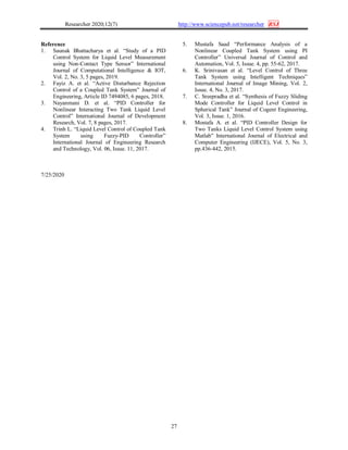 Tank liquid level control using narma l2 and mpc controllers | PDF