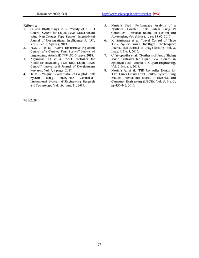 Tank liquid level control using narma l2 and mpc controllers | PDF