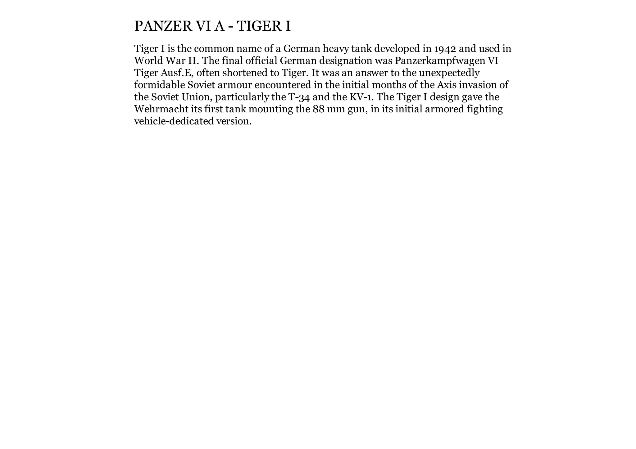 Tanks of world war ii | PDF