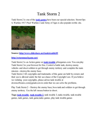 Tank storm 2 | DOCX