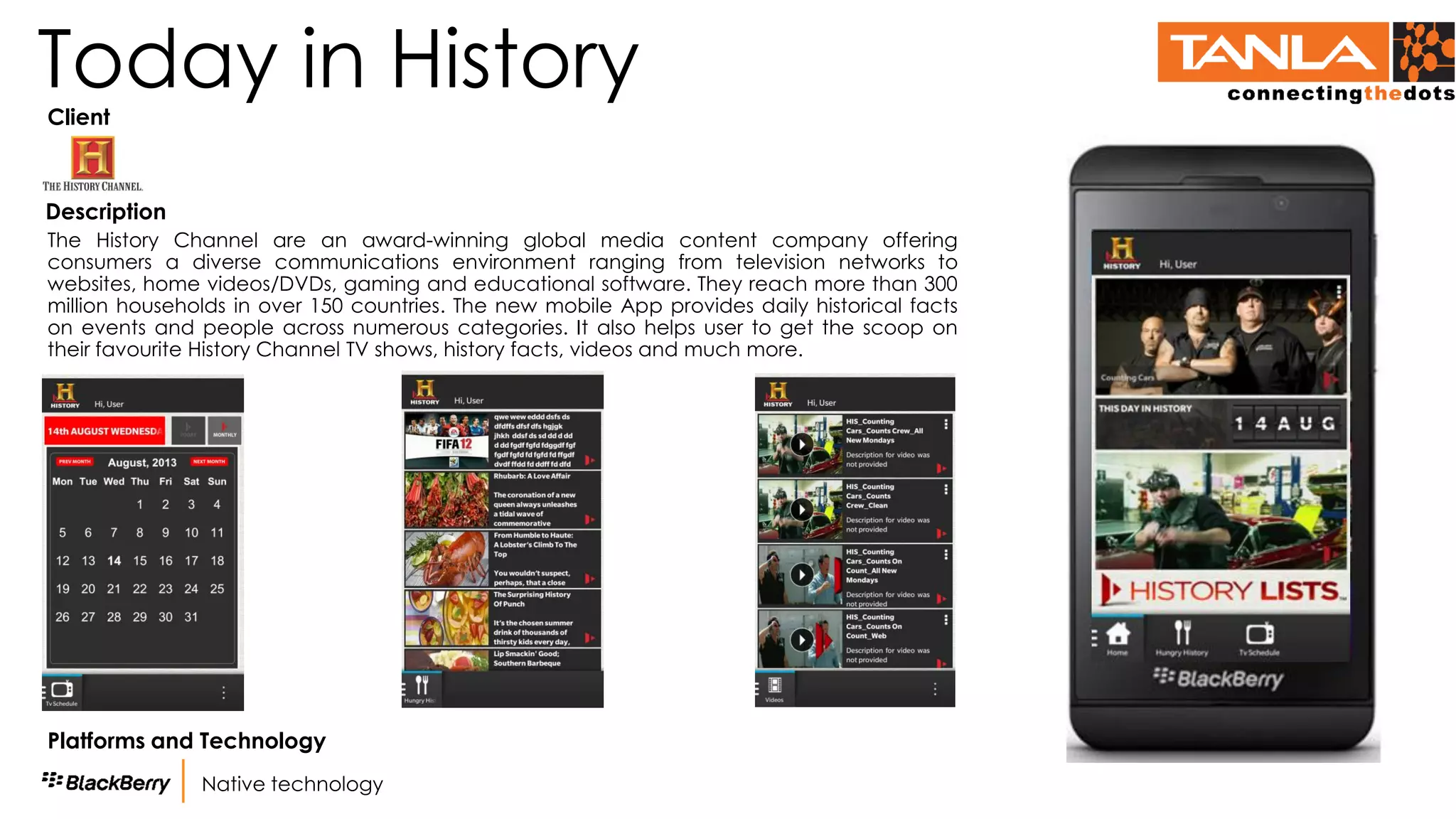 Tanla Mobile Application Development Portfolio | PPT