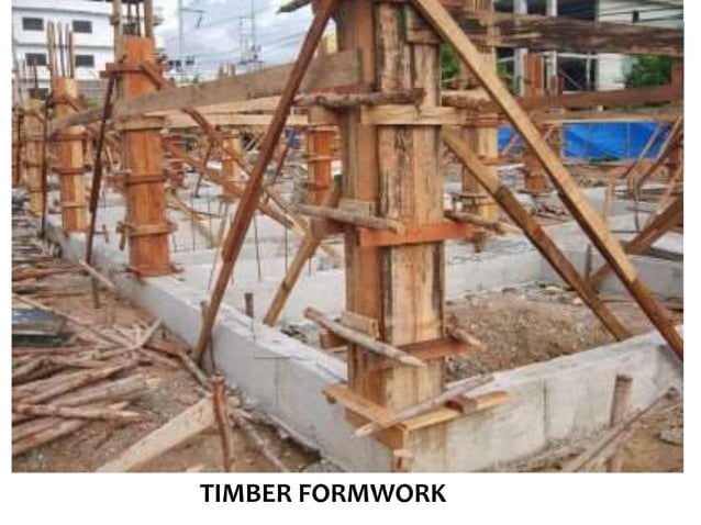 FORMWORK, SCAFFOLDING, CENTERING | PPTX | Civil Engineering Industry ...