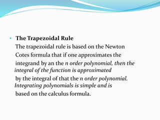 Multiple sagement trapezoidal rule | PPTX