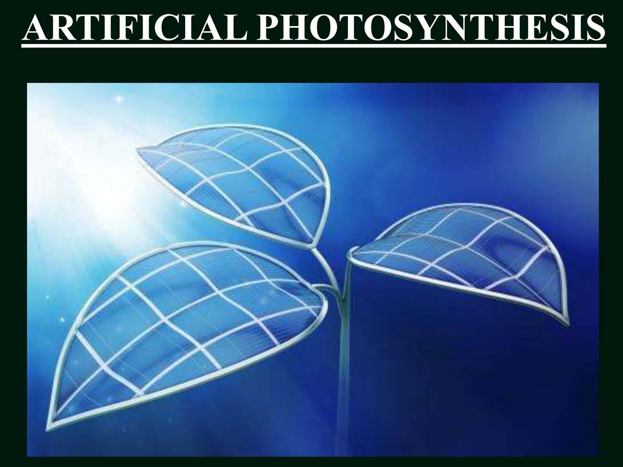 Solar Project (Artificial Photosynthesis) | PPTX