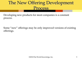 Chapter 7: Developing and Managing Offerings | PPT