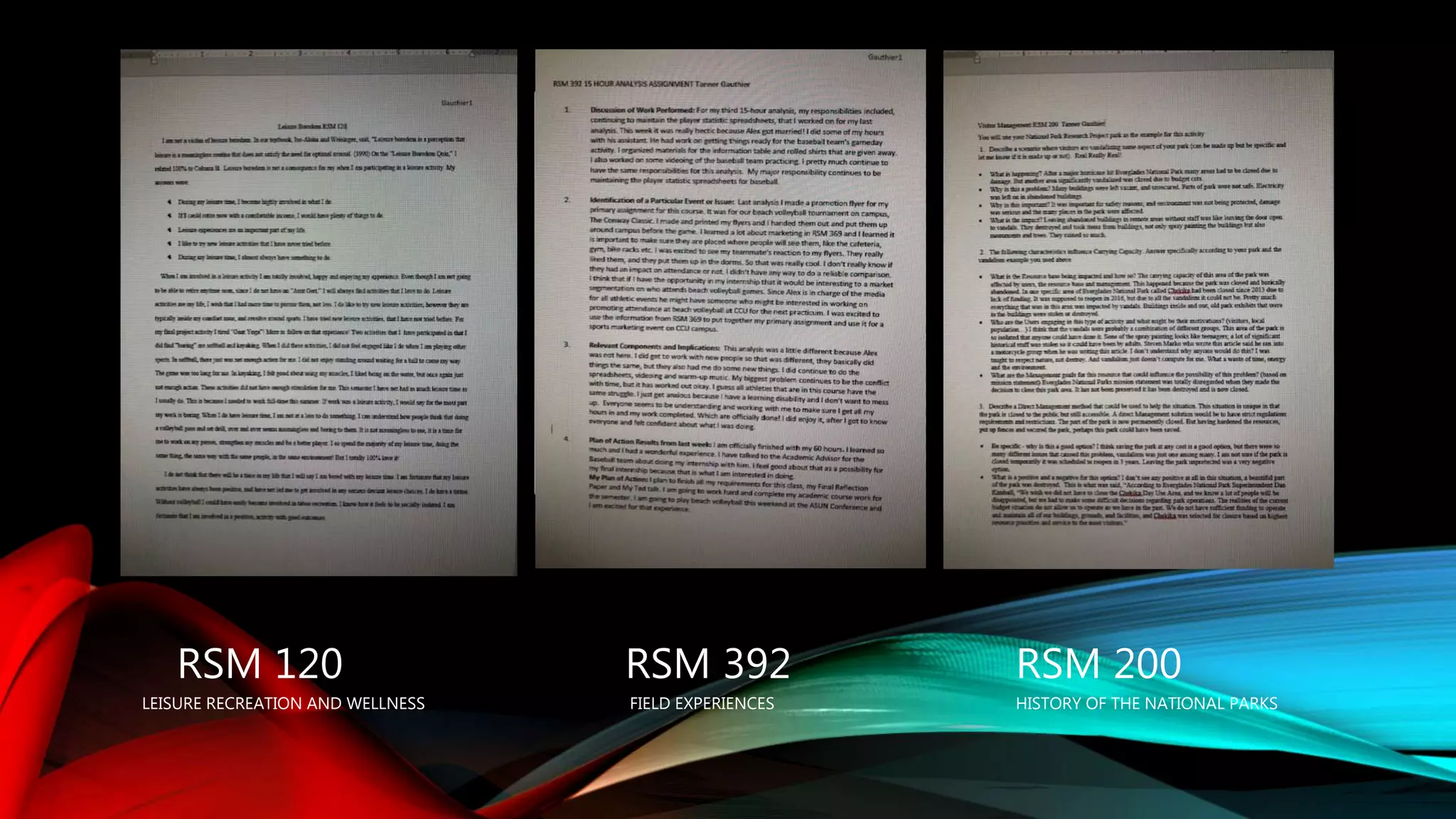 Tanner e-portfolio | PPTX