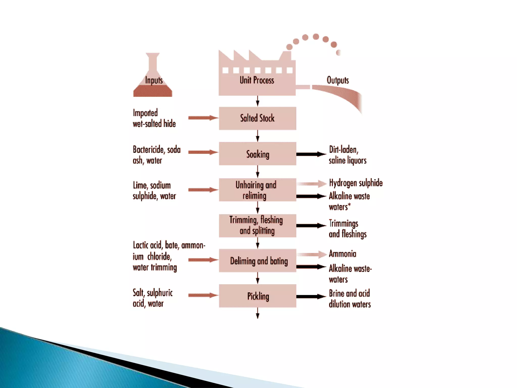 tannery industry operation, process and treatment | PPTX