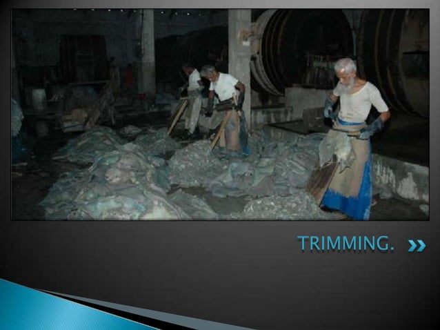 tannery industry operation, process and treatment | PPTX