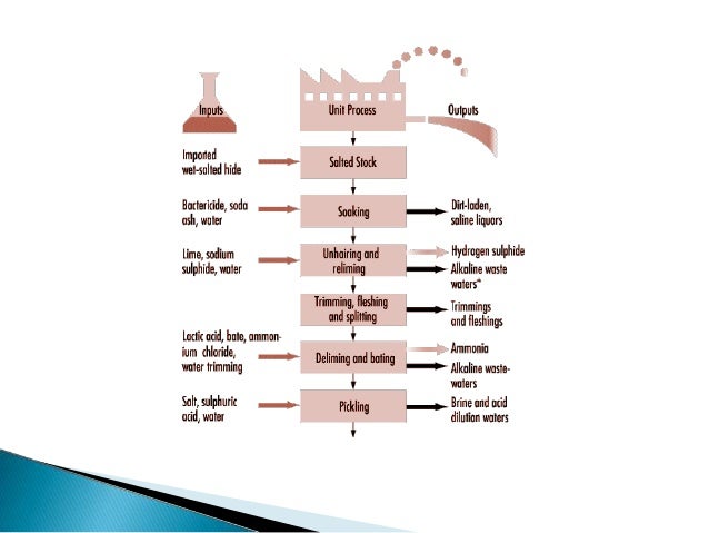 tannery industry operation, process and treatment