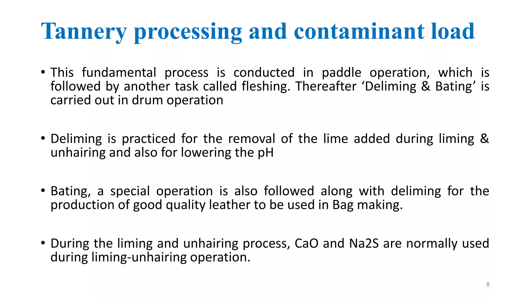 Tannery waste | PPTX