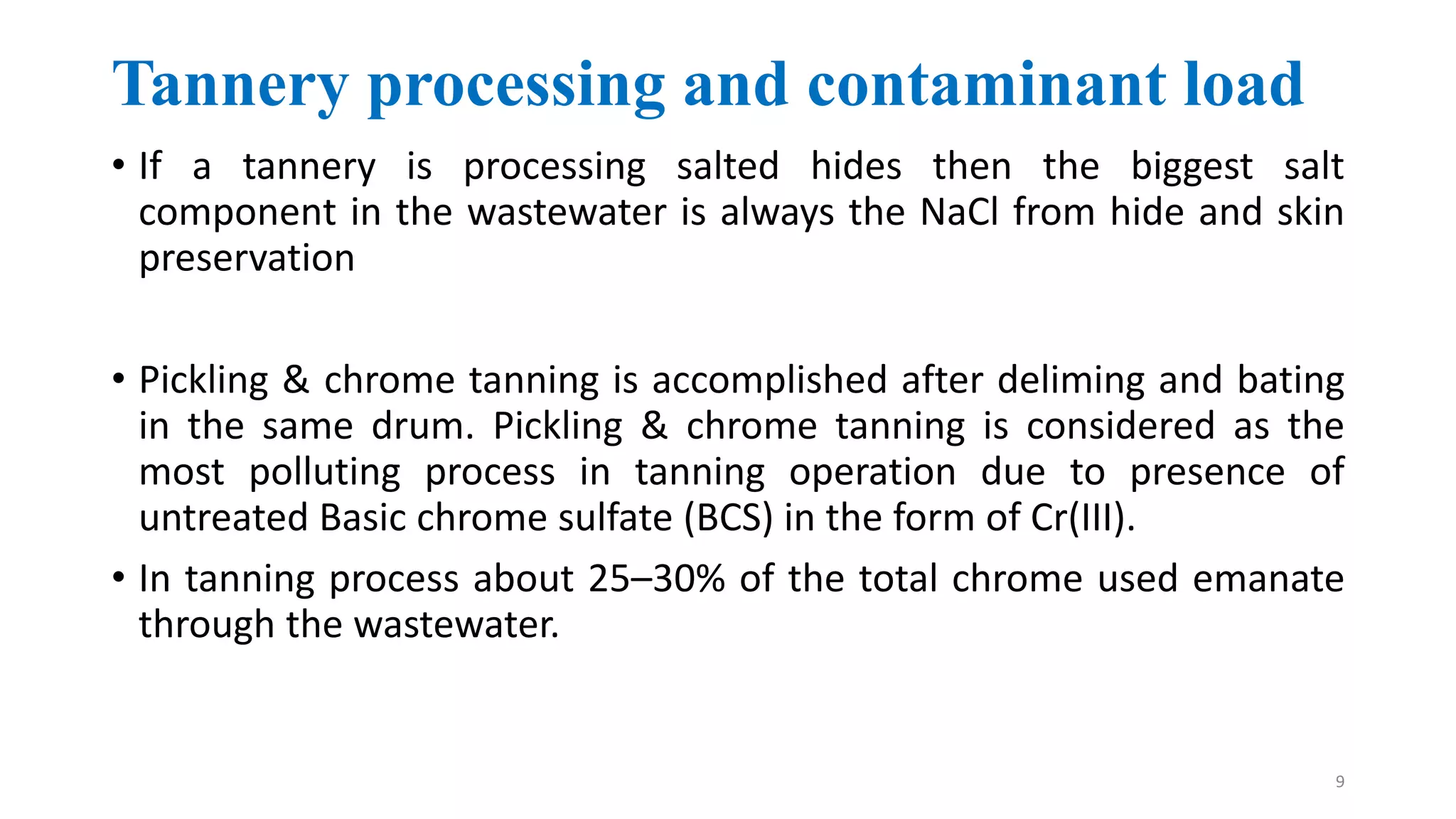 Tannery waste | PPTX