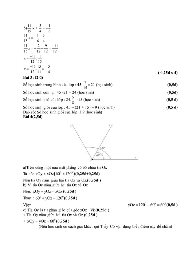 Đề Thi HK2 Toán 6 - THCS Tân Nhựt | PDF