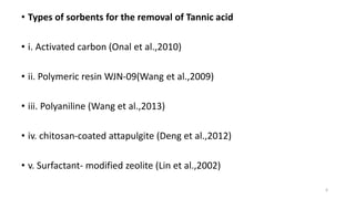 Tannic acid power point presentation | PPTX