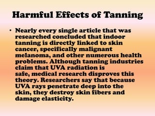Tanning | PPTX