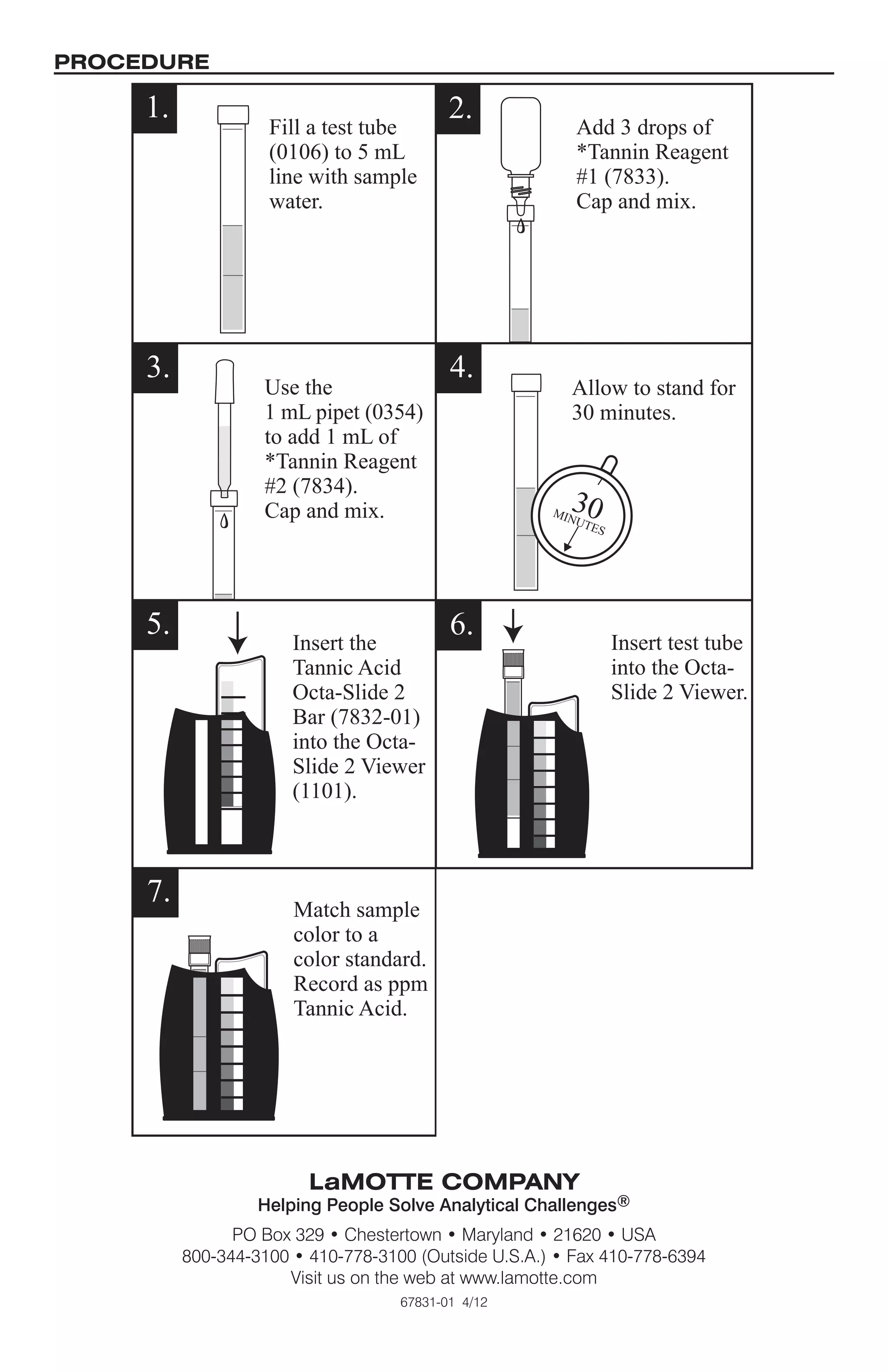 Tannin kit instrauctions | PDF