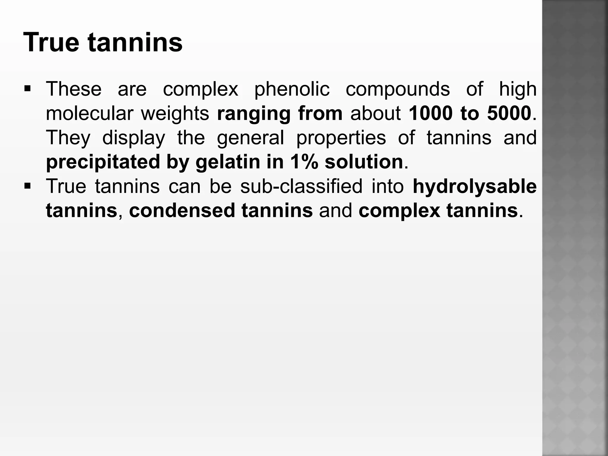Tannins | PDF