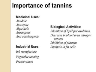 Tannins | PPTX