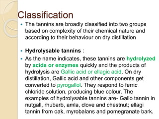 Tannins | PPTX