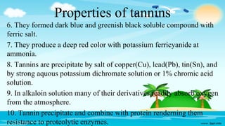 Tannins | PPTX