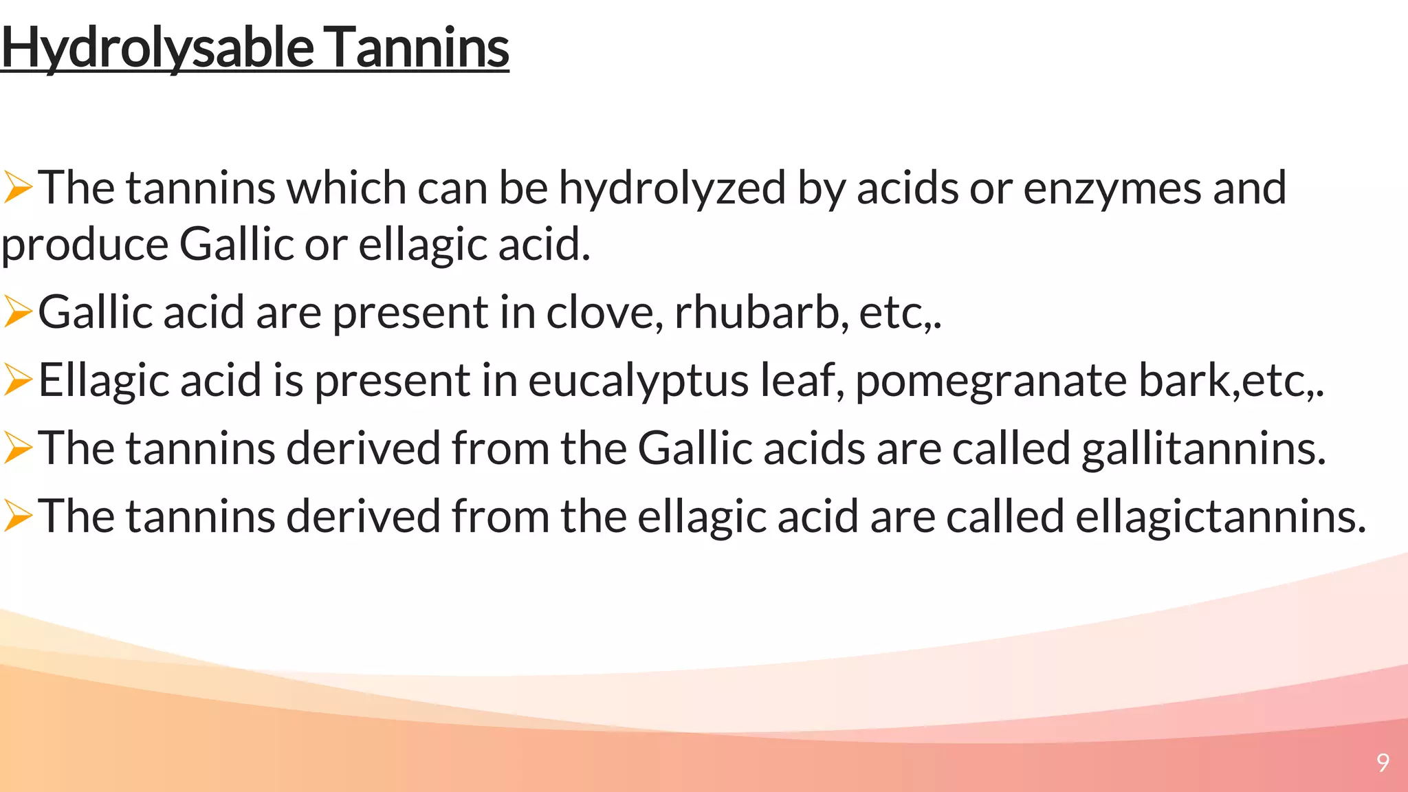 Tannins | PPTX