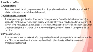 Tannins | PPTX | Herbs and Supplements | Alternative Medicine