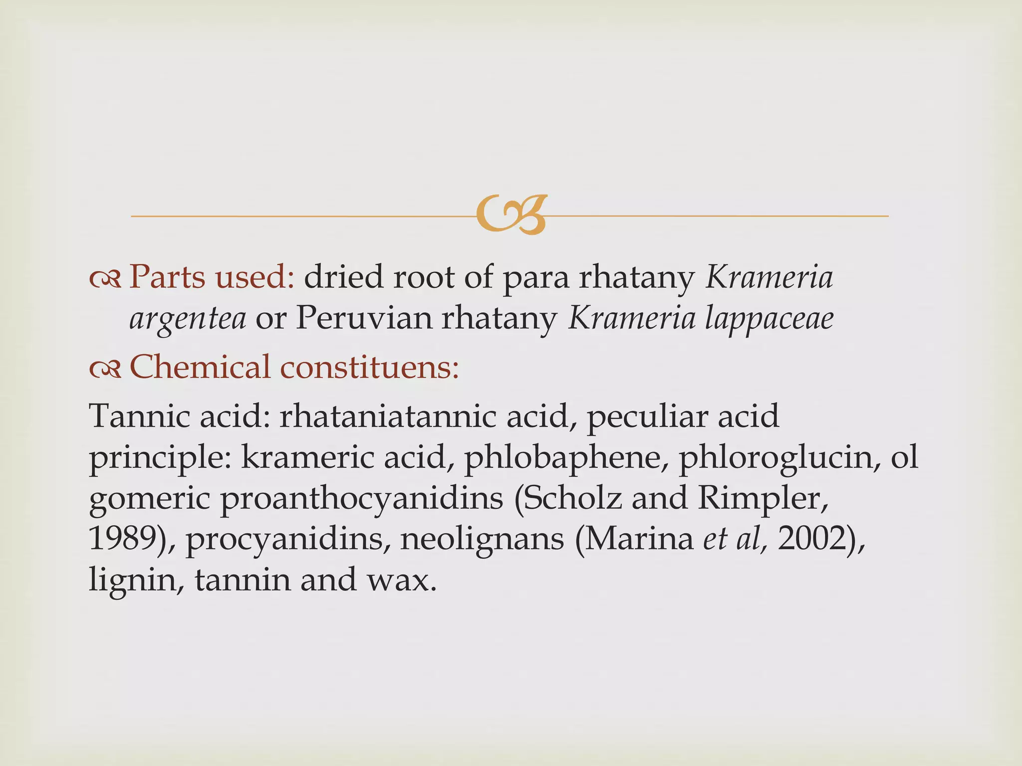 Tannins | PPTX