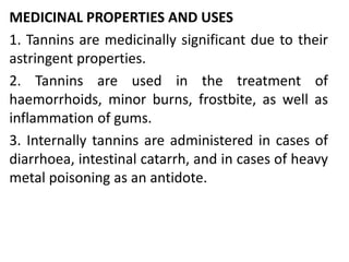 Tannins | PPTX