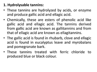 Tannins | PPTX