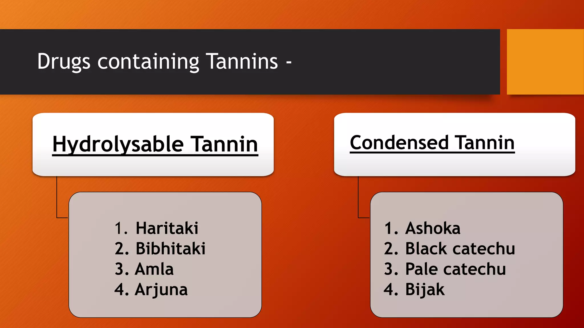 Tannins | PPTX | Science