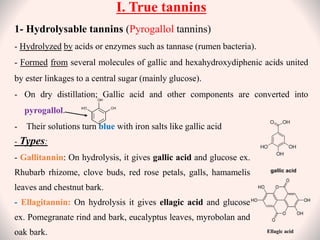 Tannins structure in medicinal plants.pptx