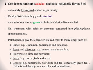 Tannins structure in medicinal plants.pptx