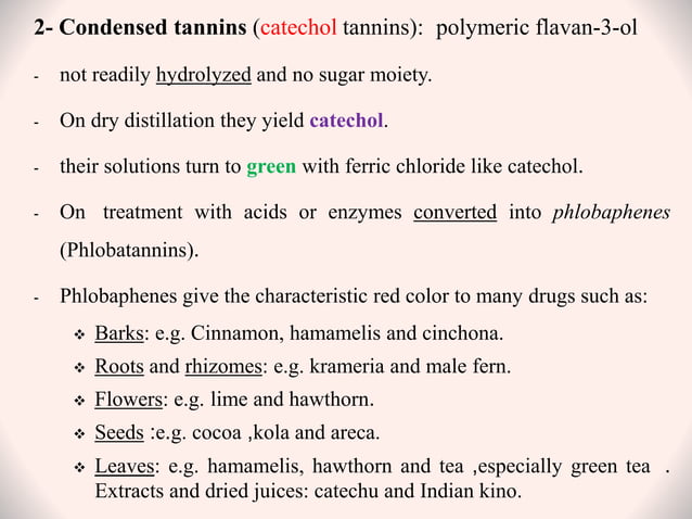 Tannins structure in medicinal plants.pptx