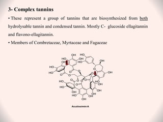 Tannins structure in medicinal plants.pptx