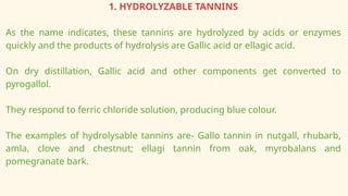 DEFINITION, CLASSIFICATION, PROPERTIES AND IDENTIFICATION TESTS FOR ...
