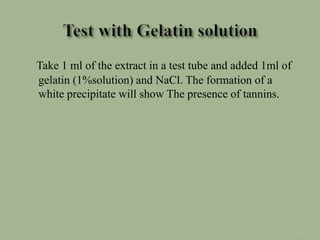 Tannins | PPTX