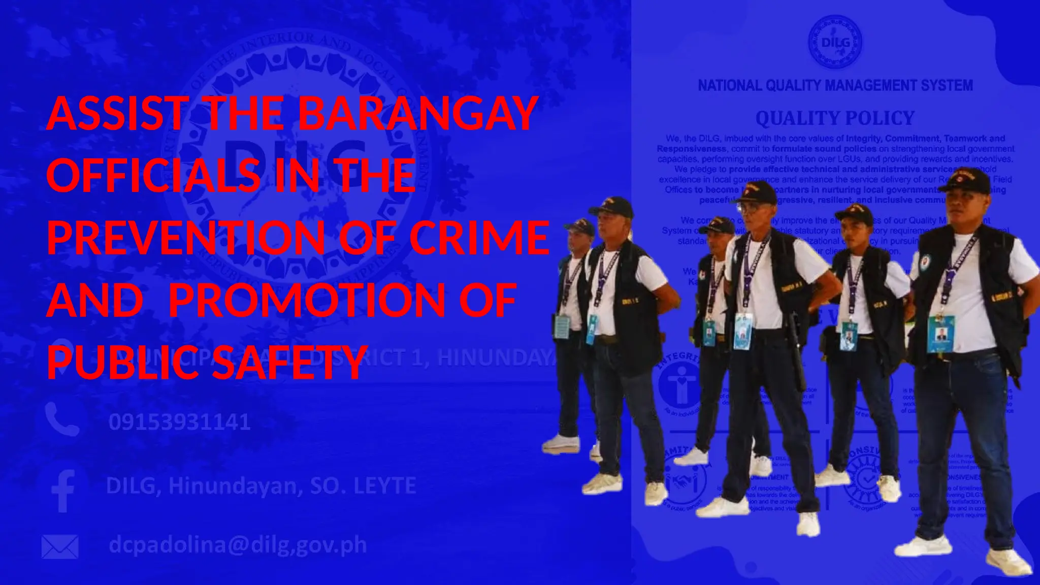 TANOD training presentation for stakeholders | PPTX