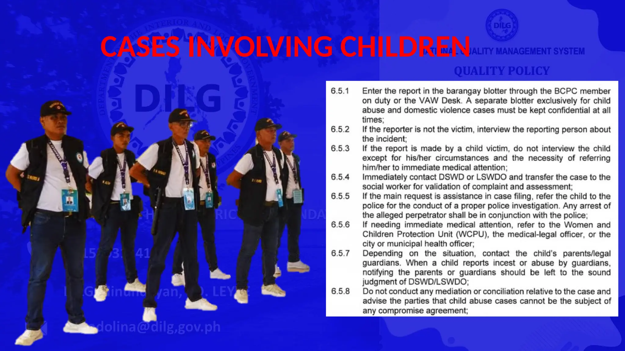 TANOD training presentation for stakeholders | PPTX