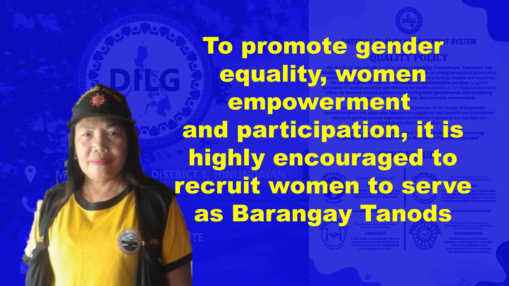 TANOD training presentation for stakeholders | PPTX