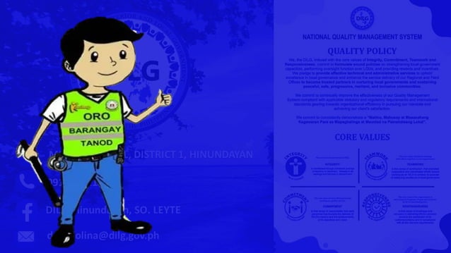 TANOD training presentation for stakeholders | PPTX