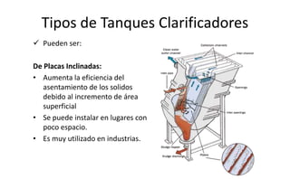 Tanques clarificadores | PPTX