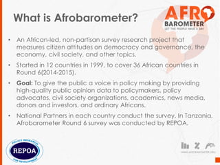 Free Speech within Bounds? Views from Tanzania on Media Freedom and ...